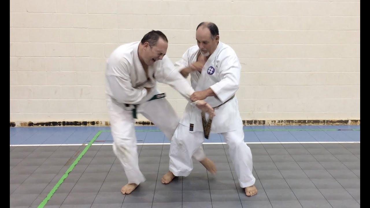 One Minute Bunkai: Tenkan Ken #1 - YouTube