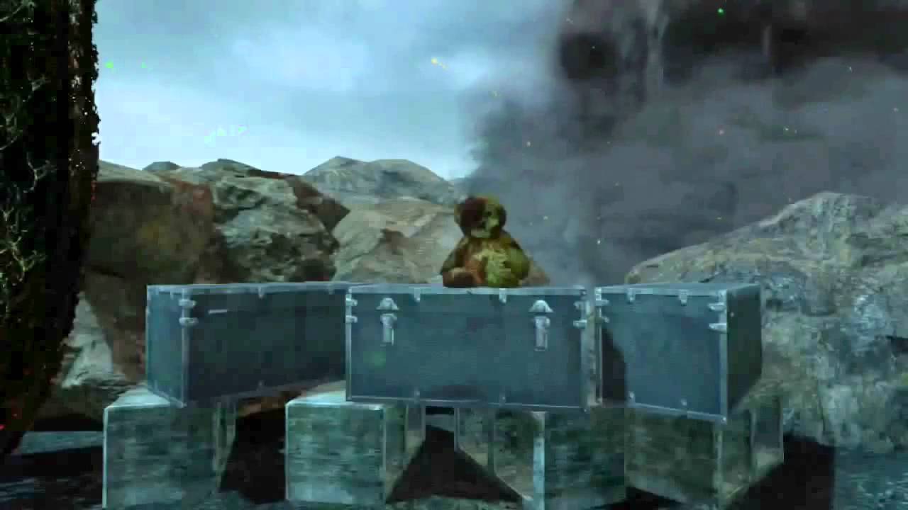 Black Ops 2 Zombies TEDDY BEAR MOVES ITS HEAD - NEW SECRET Teddy Bear ...