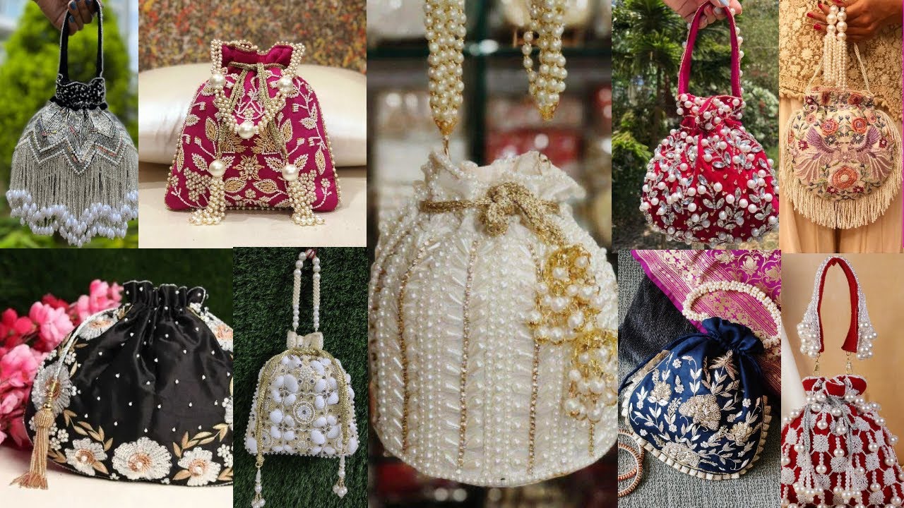 Potli Bag Design 2024 | Fancy Designer Botli Bag Design | How to make ...