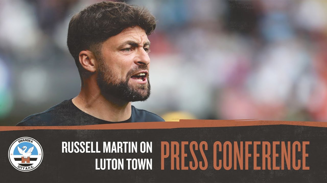 Russell Martin on Luton Town | Press Conference - YouTube