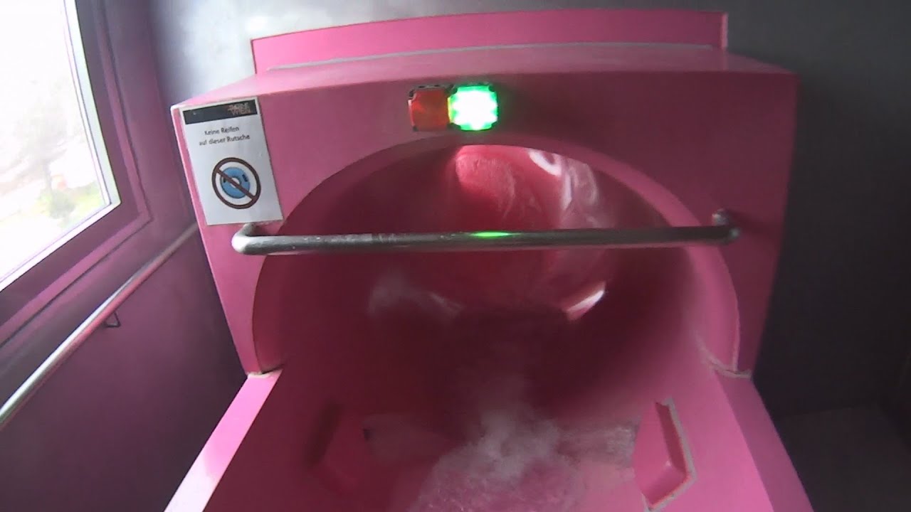 Pink Water Slide at Therme Wien - YouTube