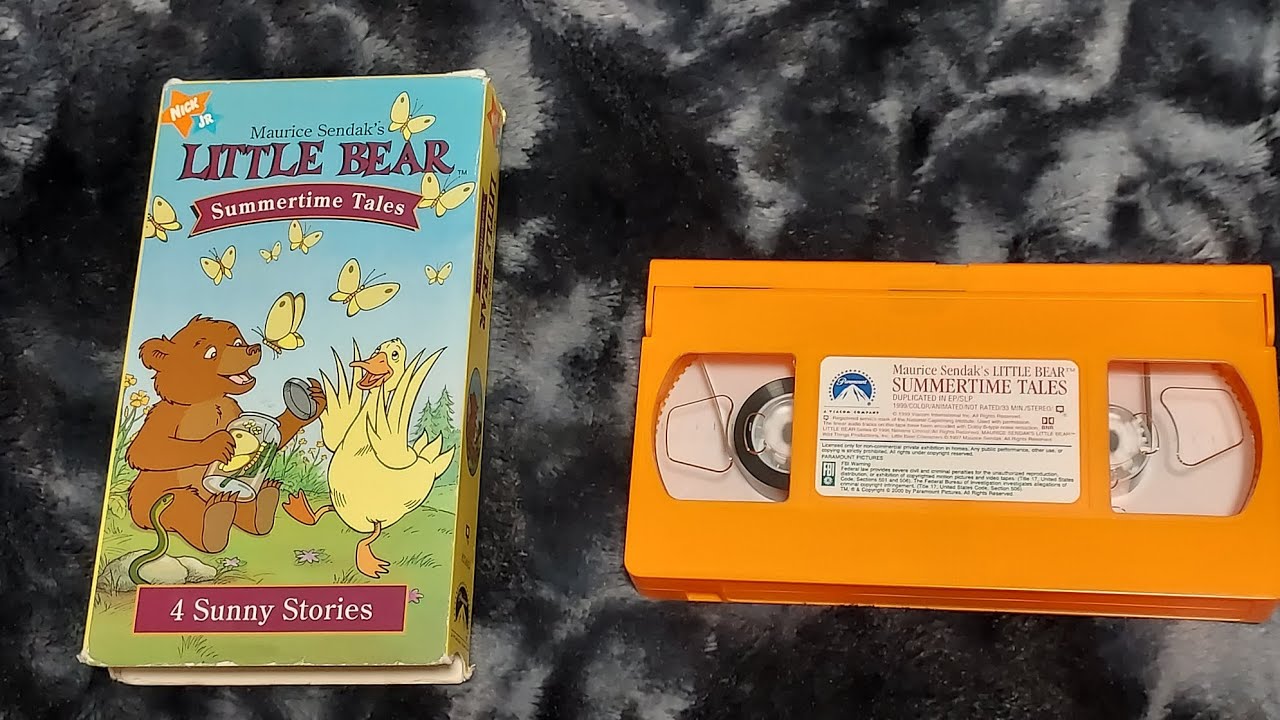 Closing Of Little Bear: Summertime Tales VHS From 1999 - YouTube