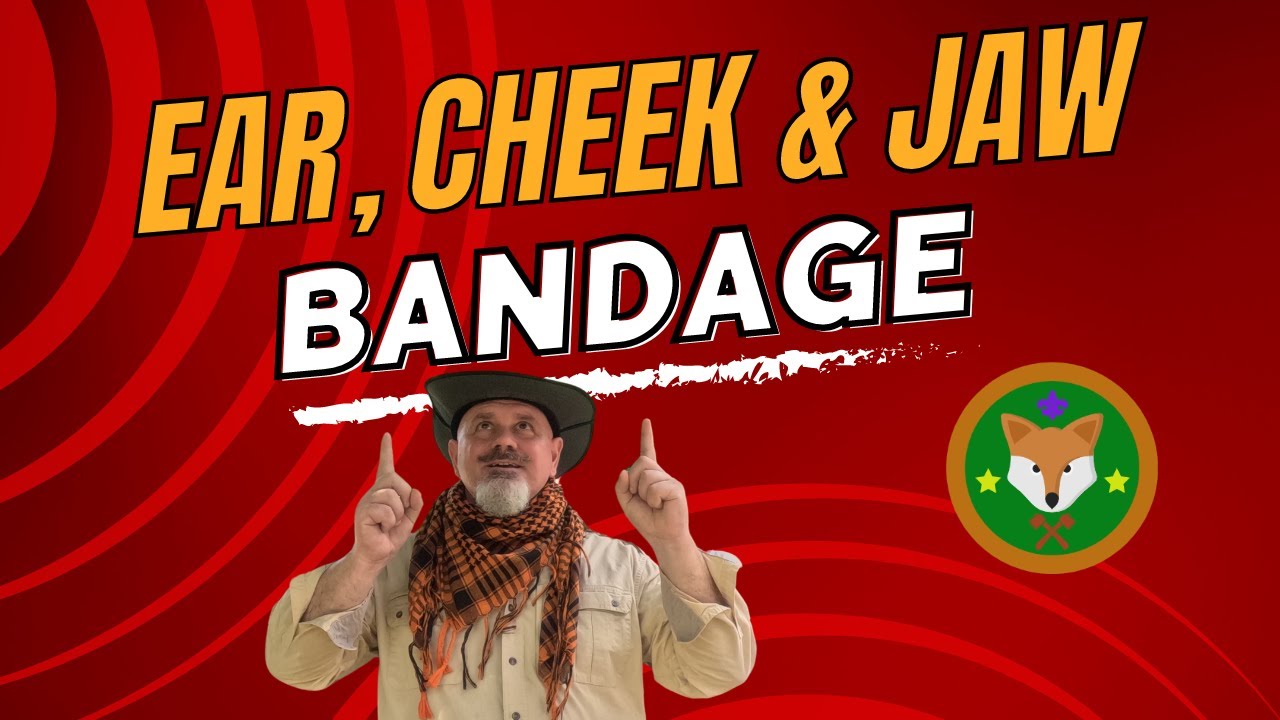 How to Bandage the Ear, Cheek, and Jaw: First Aid Tips - YouTube