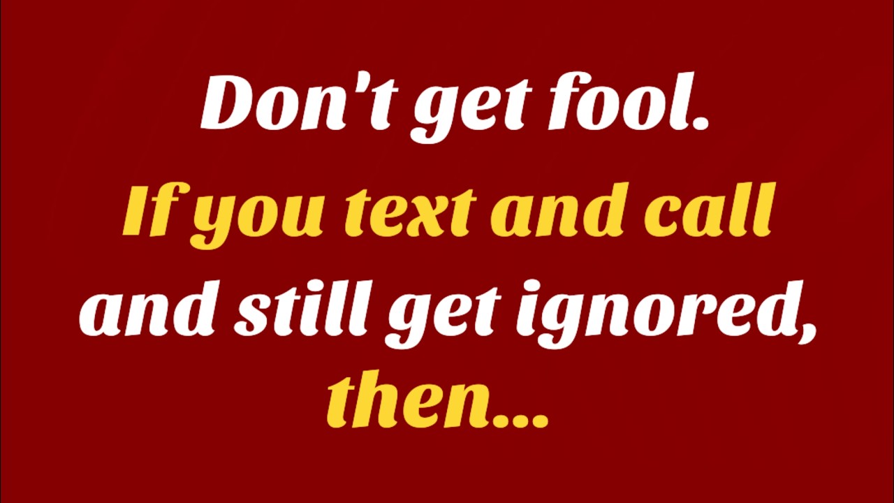 Don't Get Fool | Psychology Of Human Behavior Quotes - YouTube