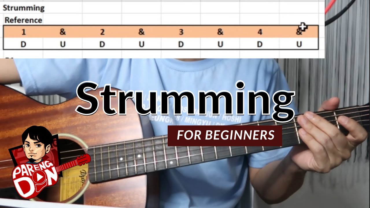 Guitar Strumming Patterns/Exercises - guitar tutorial for beginners (4/ ...