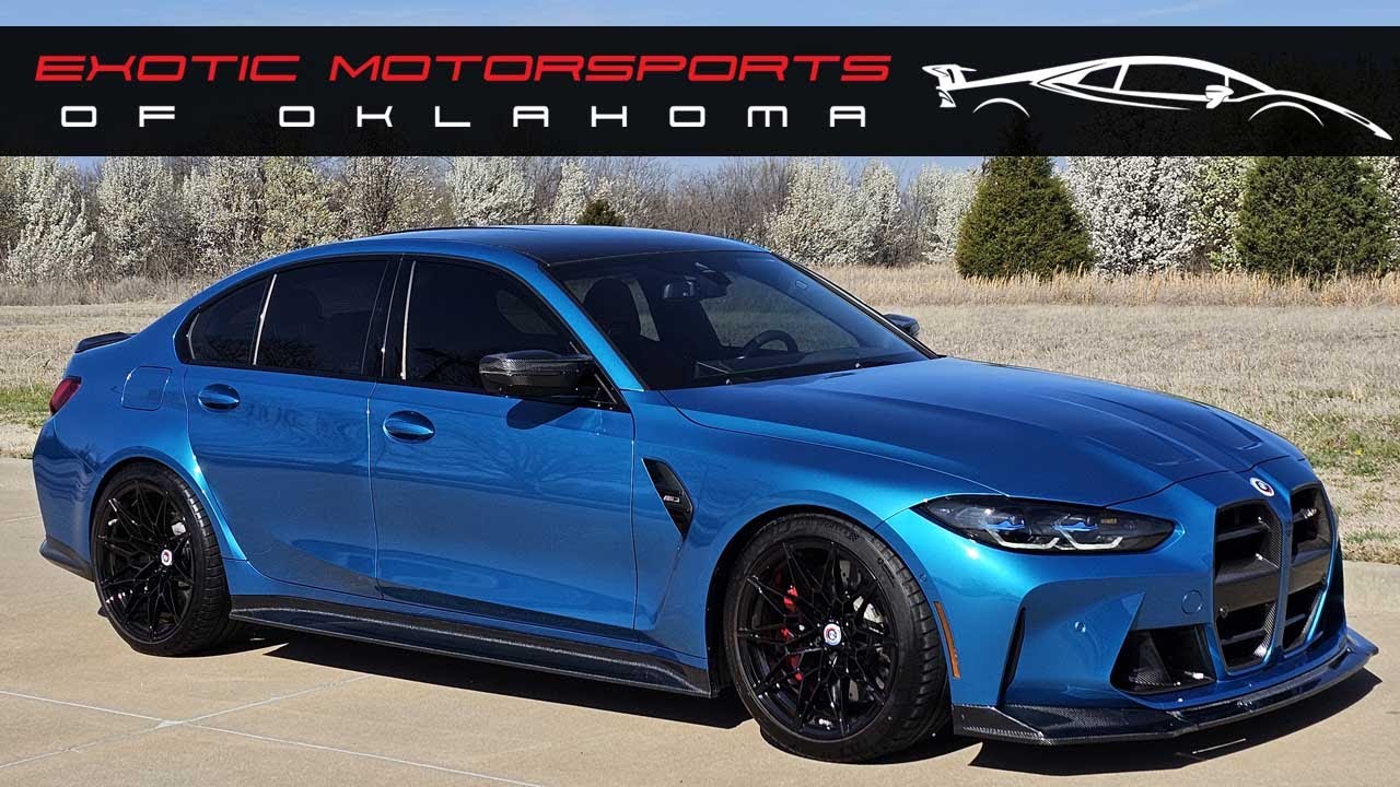 STK# C1309 2023 BMW M3 Manual in Atlantis Blue Metallic * carbon fiber ...