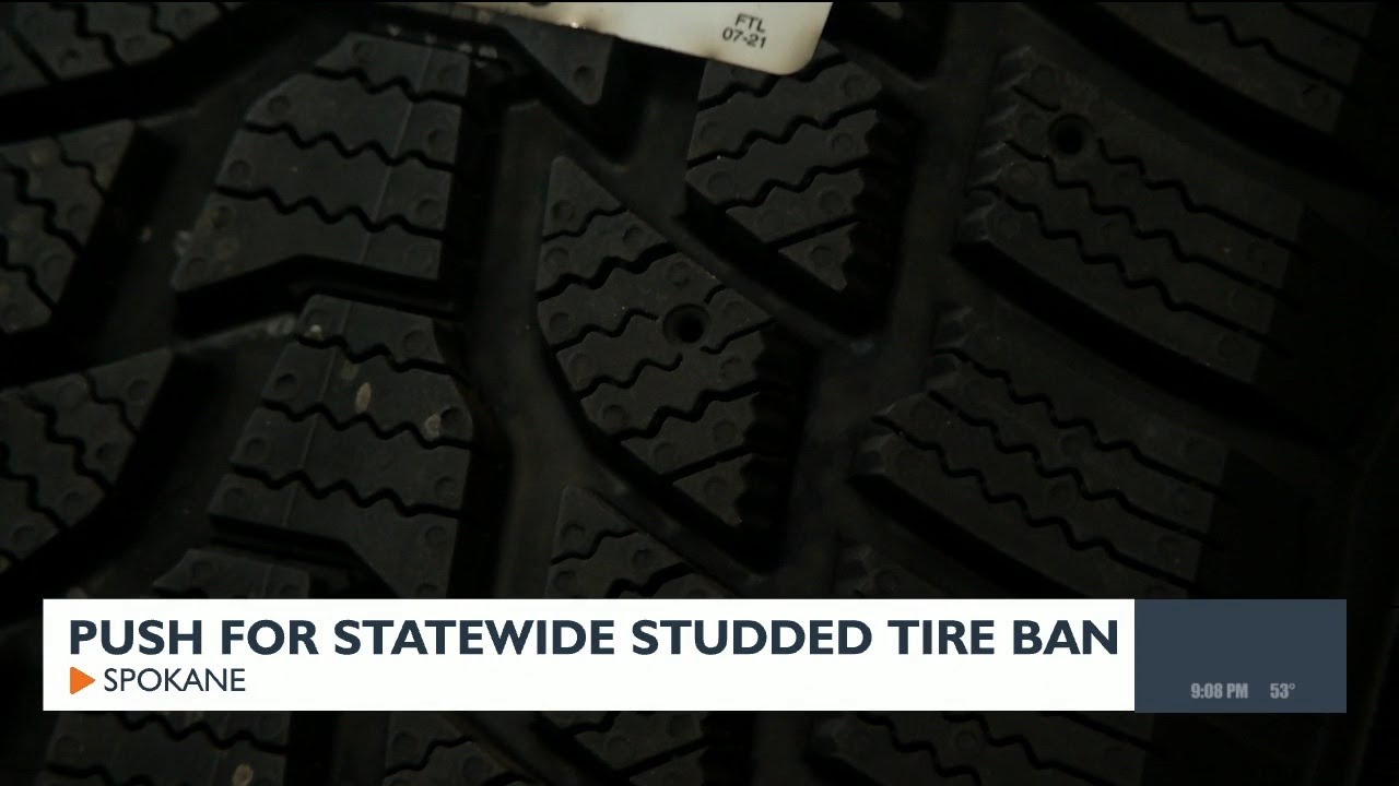 Push for statewide studded tire ban - YouTube