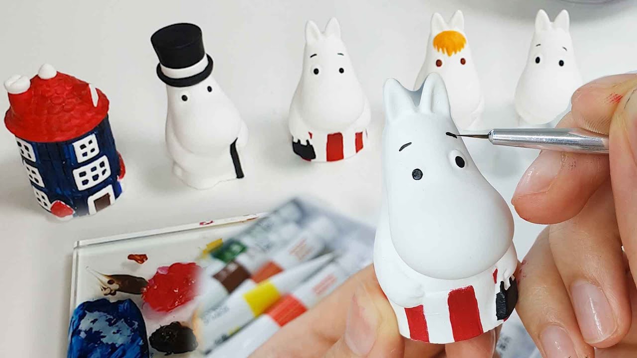 Eng] 무민 석고 디퓨저 일만따리따따따 이벤트따따따 🥳 | Plaster moomin diffuser event 🎉 (plz ...