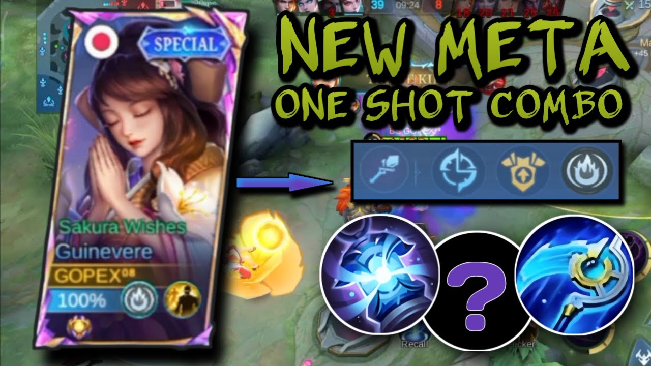 GUINEVERE 1 SHOT COMBO BUILD & EMBLEM 2024!! GUINEVERE EXPLANE - TOP GLOBAL GUINEVERE ~ MLBB ...