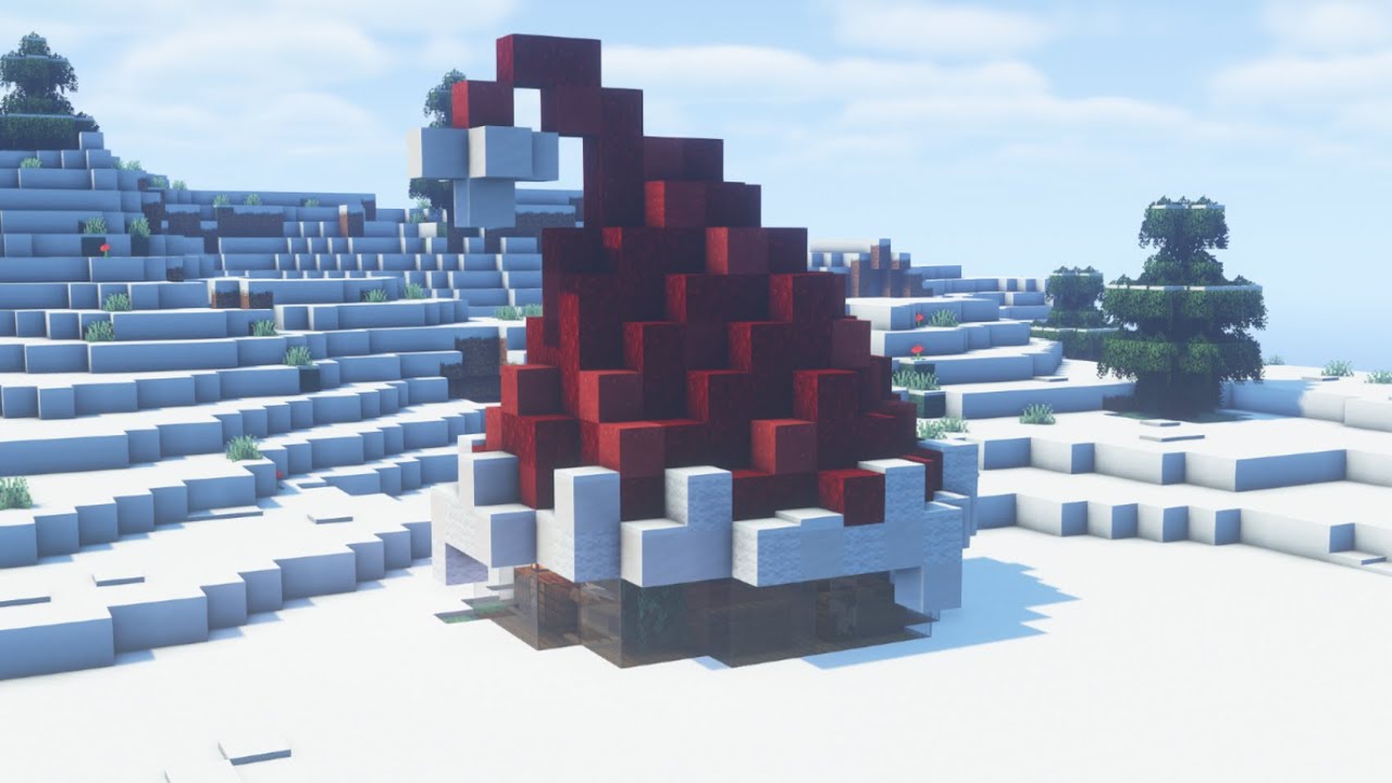 Minecraft | How to Build a Santa Hat House - YouTube