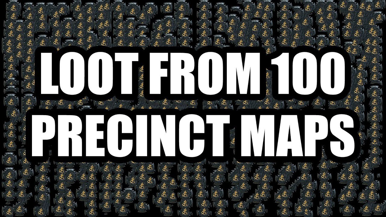 Loot from 100 Precinct Maps - YouTube
