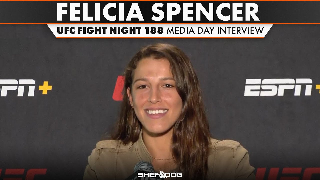Felicia Spencer | UFC Fight Night 188 - Media Day inteview - YouTube