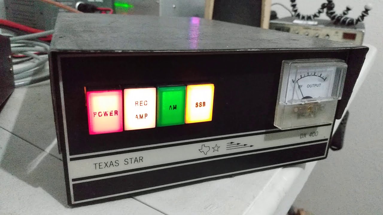 Texas Star Dx400 Mobile Linear Amplifier AM/SSB - YouTube