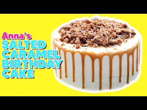 Salted Caramel Layer Cake | ANNA'S OCCASIONS