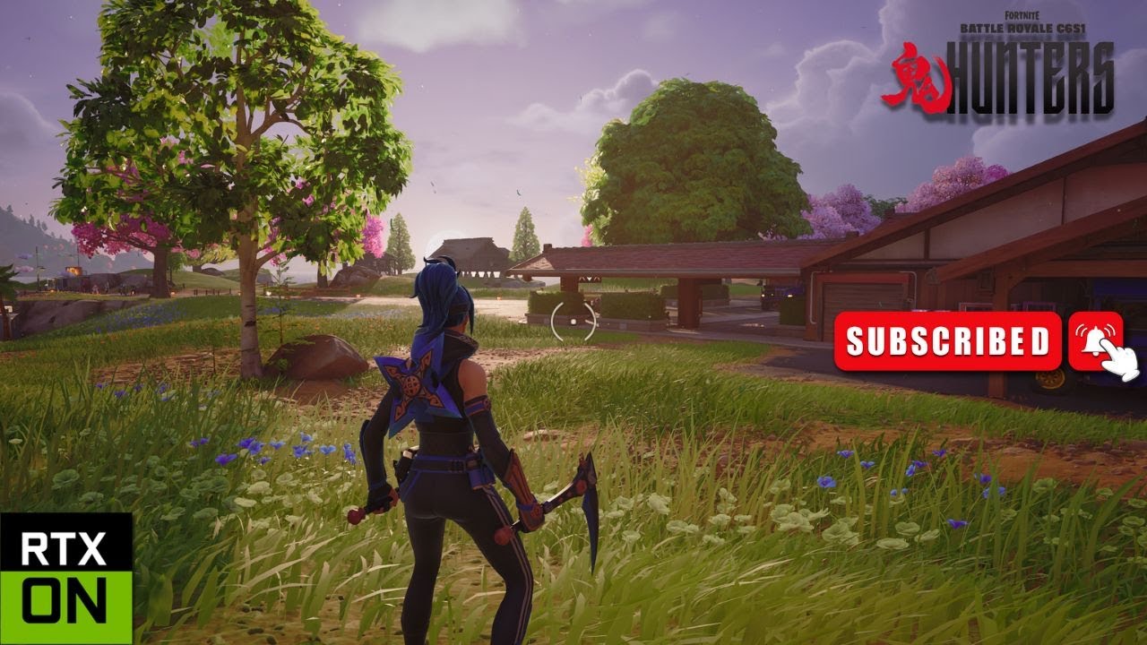 Fortnite Shadow Blade Hope Skin Gameplay 1440P Max Ray Tracing | RTX ...