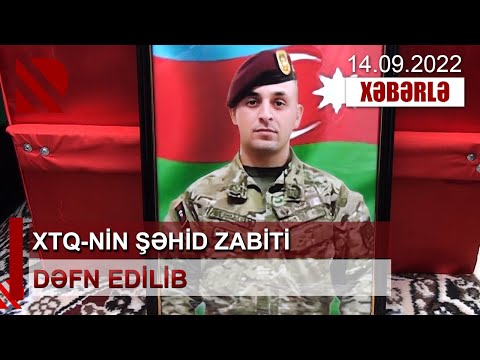 XTQ-nin şəhid zabiti dəfn edilib - 29 yaşlı Yunis Kazımov Vətən müharibəsi iştirakçısı olub