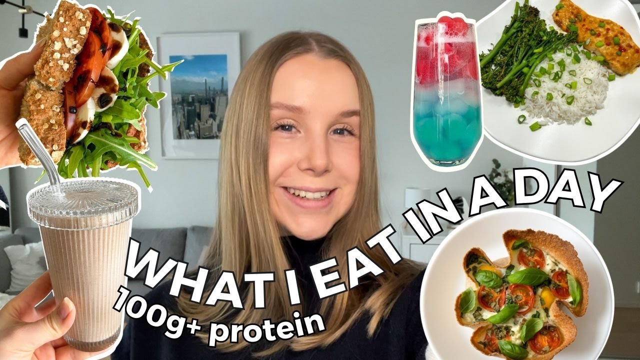 What I Eat In a Day | Easy, Healthy & High protein Meals| Tortilla Cups, Chocolate Smoothie ...
