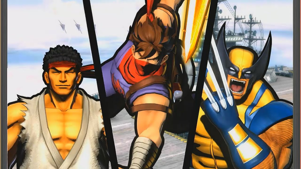 Ultimate Marvel VS Capcom 3 Strider Hiryu Ryu Wolverine request - YouTube