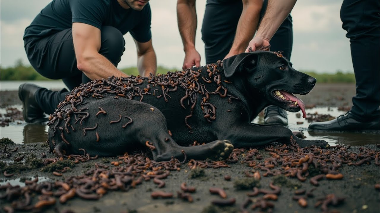 HEROIC Rescue Team Saves Dog INFESTED With Millions of Worms and ...