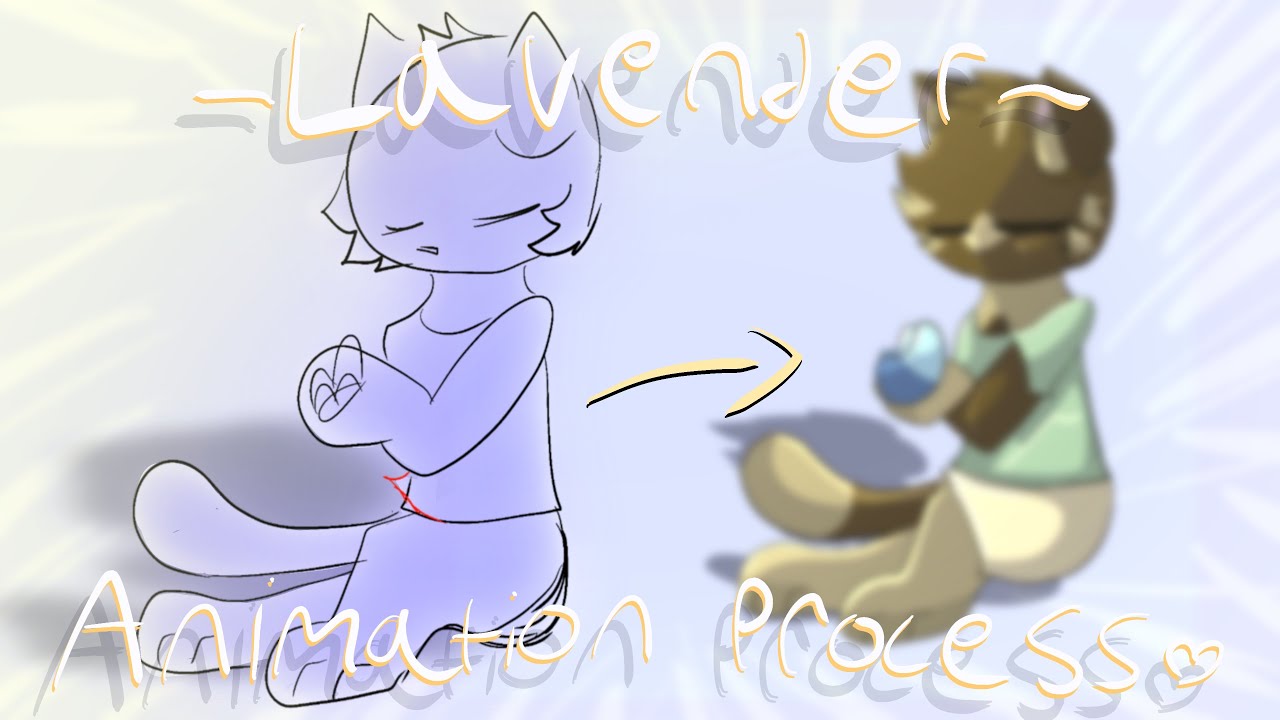 Lavender {} Animation Process - YouTube