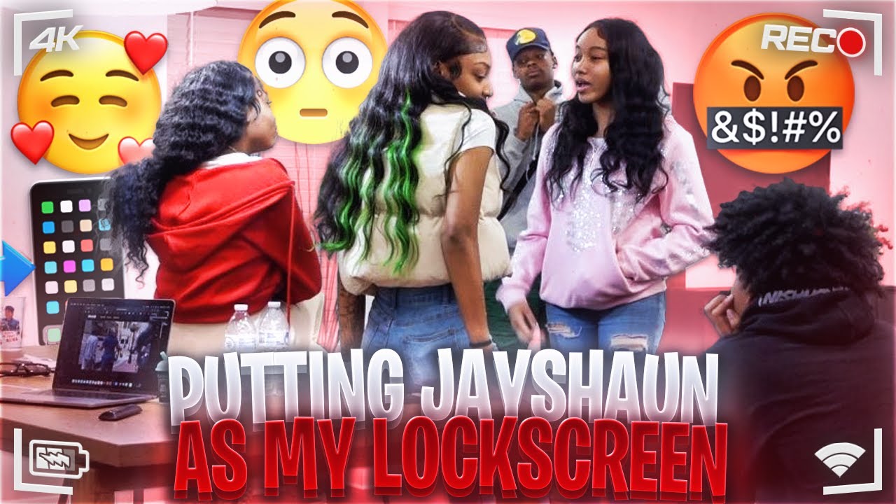Putting Jayshaun As My Lockscreen 📲 Prank On Tati😳 *Me & Ori Fought🥊 ...