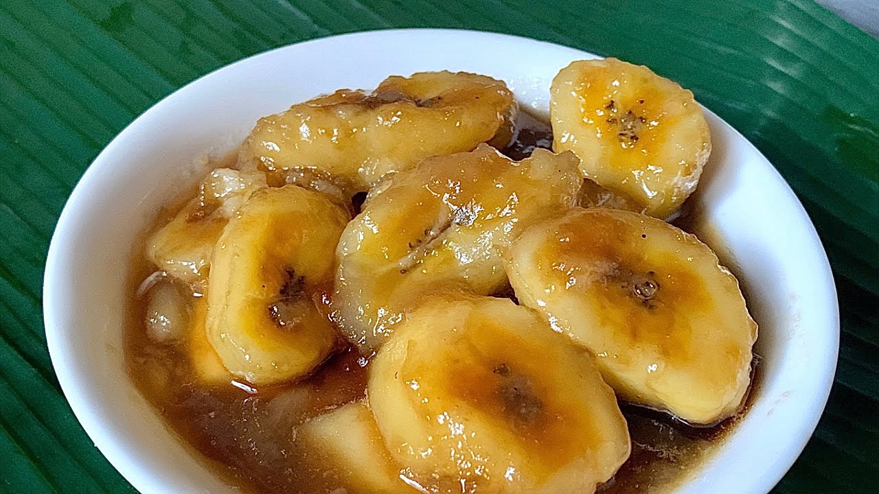 Perfect snack for everyone, sweetened banana recipe with evaporated ...