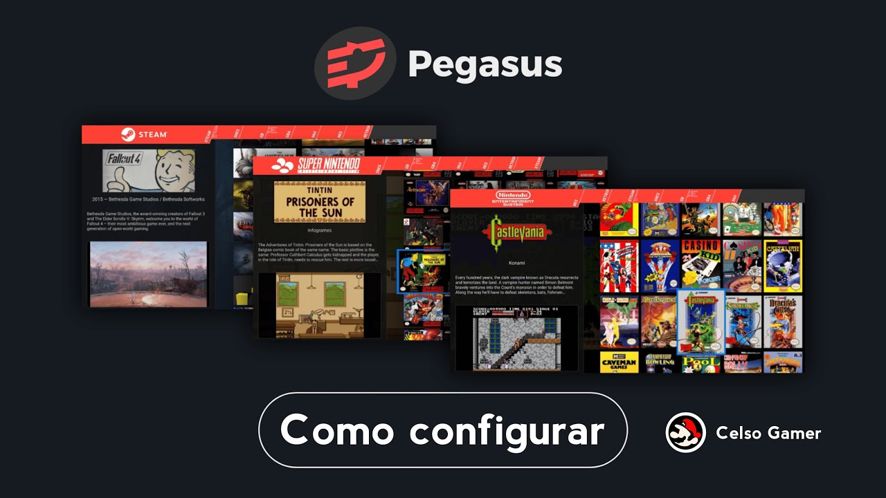 Como Configurar Pegasus Frontend - YouTube