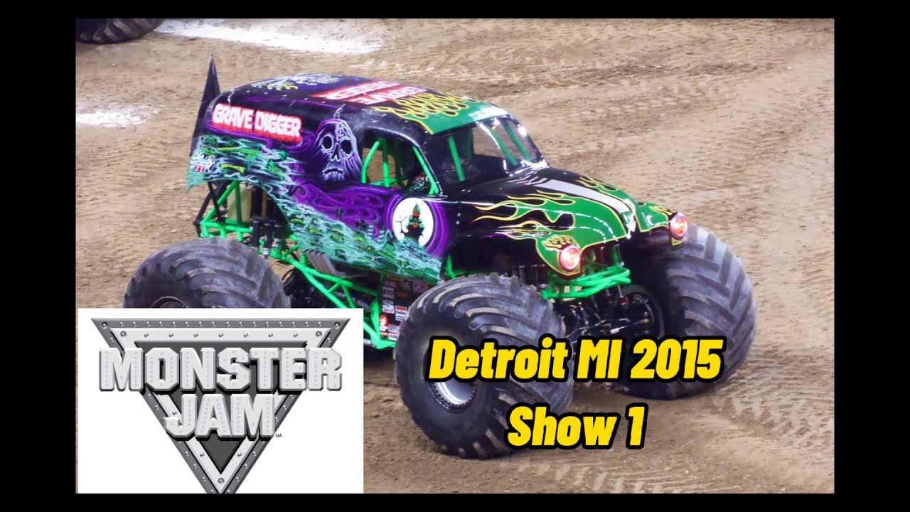 Monster jam Detroit MI 2015 show 1 final part - YouTube