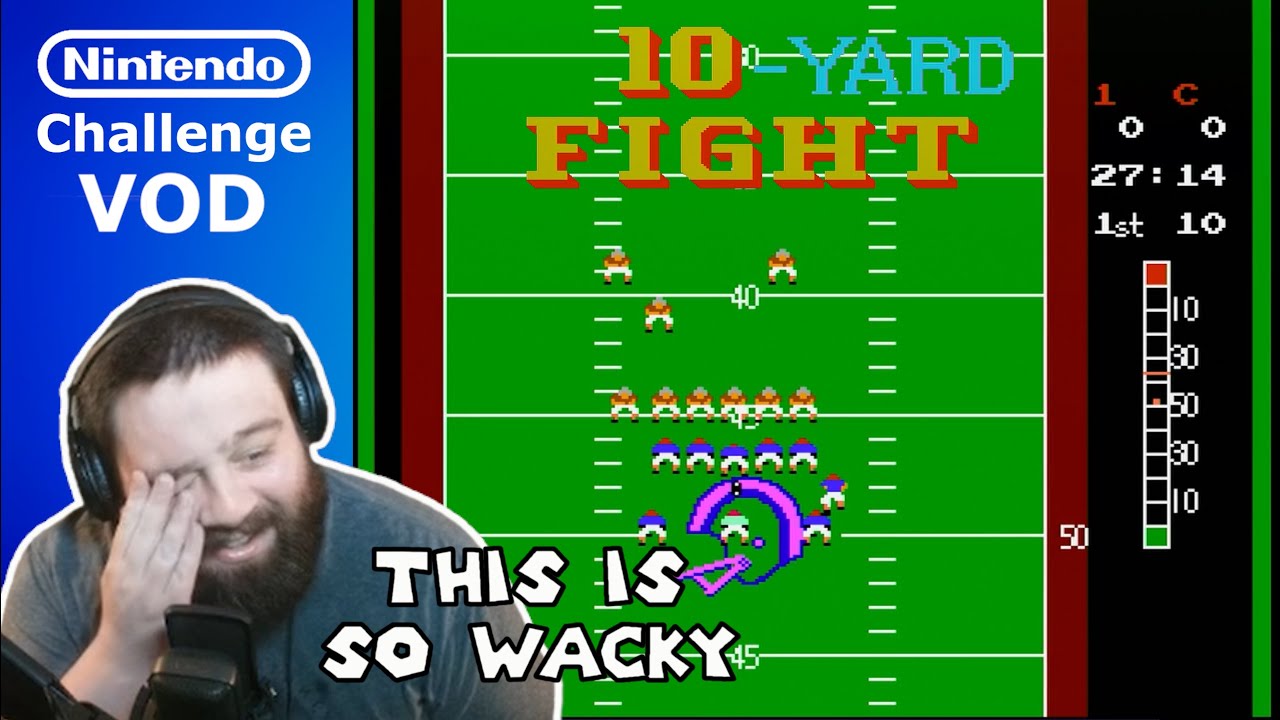 [VOD] Beating EVERY Nintendo Game | 10-Yard Fight | Game #114 - YouTube