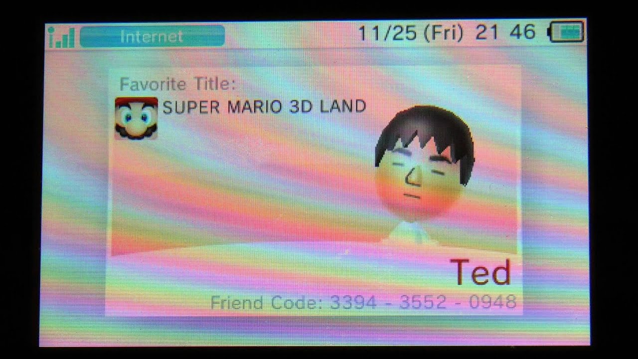 Nintendo 3DS Friend Code. Add me please! - YouTube