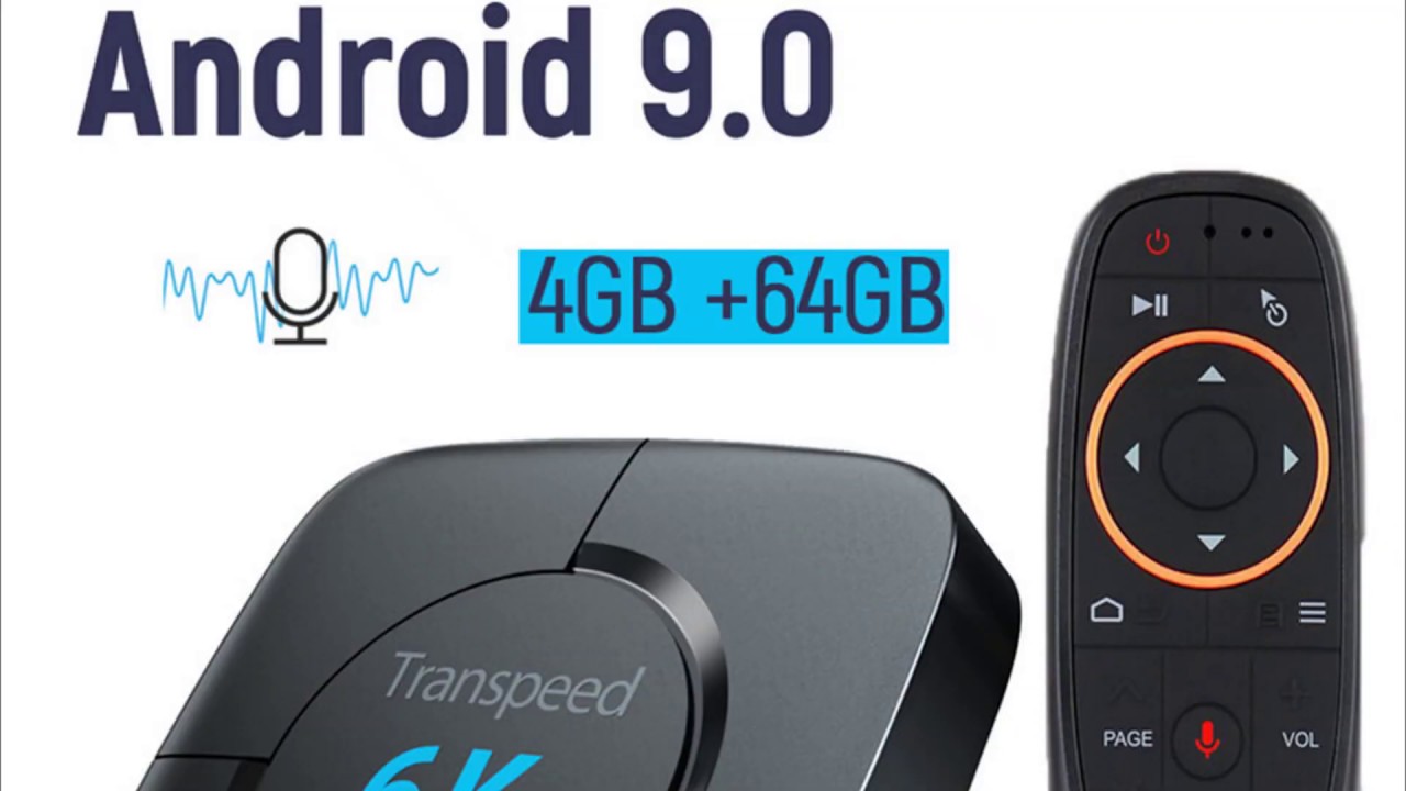 Transpeed 6K 4/32 GB Smart TV Box 4K 3D Allwinner H6 Quad-Core Cortex ...