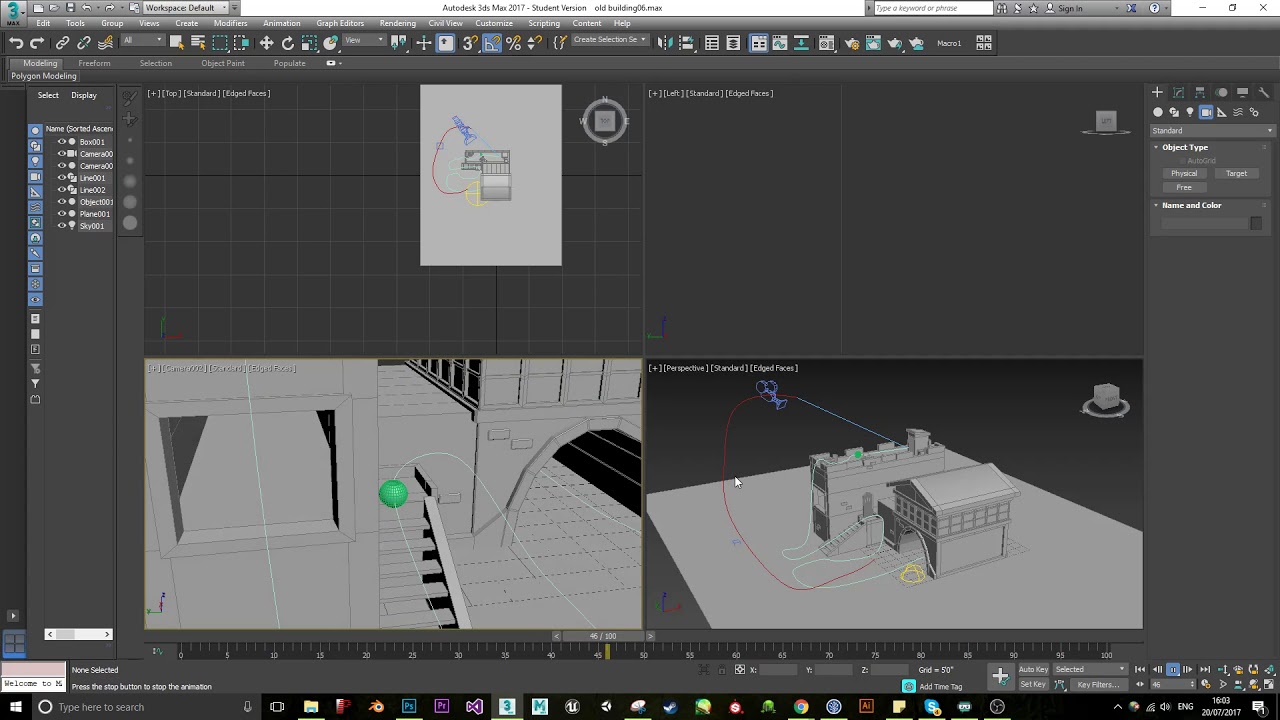Small Ball path animation - YouTube