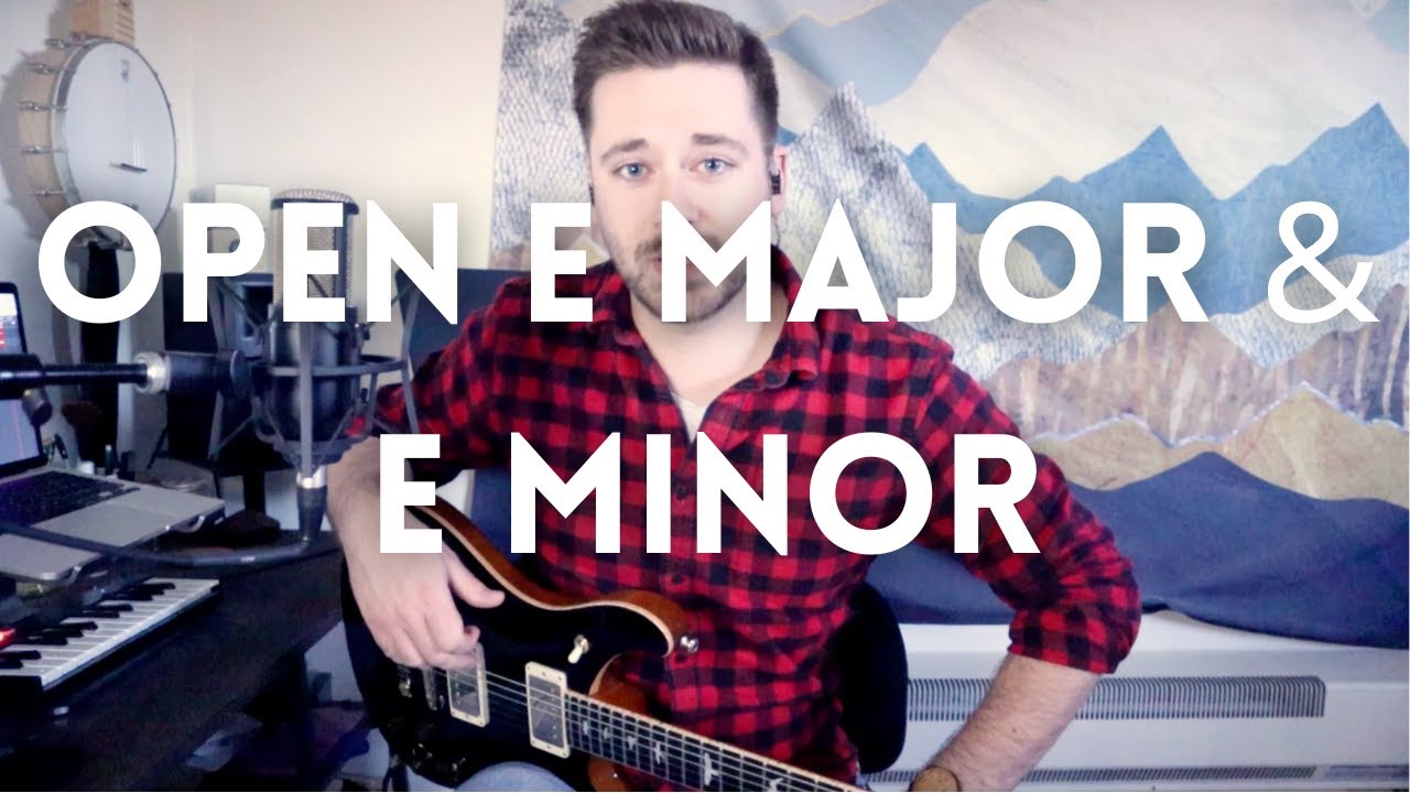 E Major and E Minor Open Chords - Guitar Lesson - YouTube