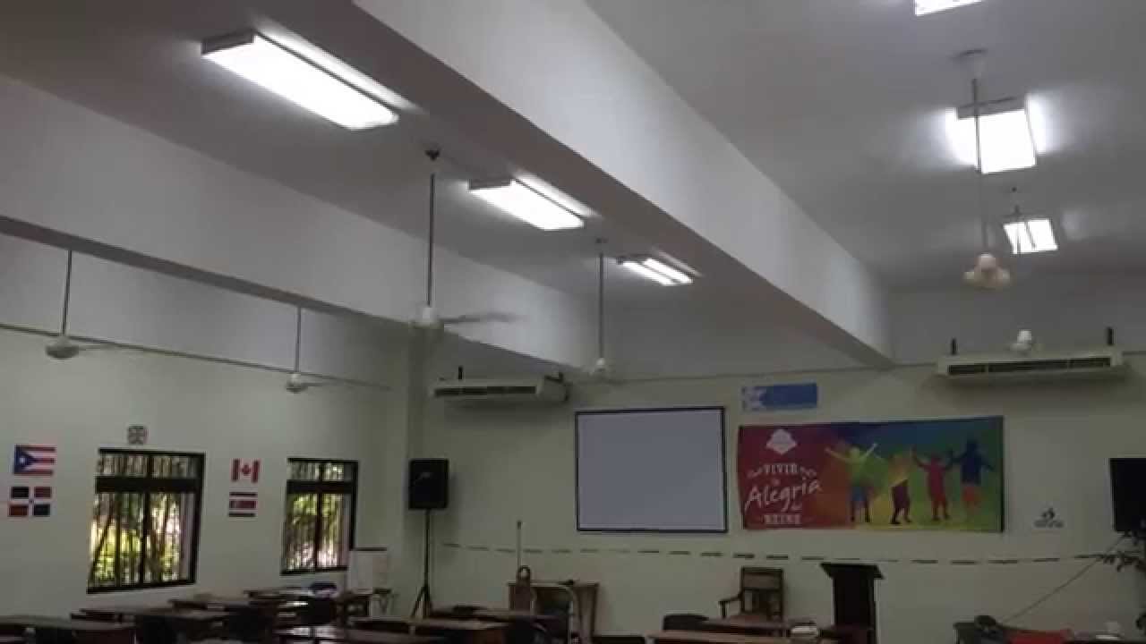 12 KDK fans in church classroom - YouTube