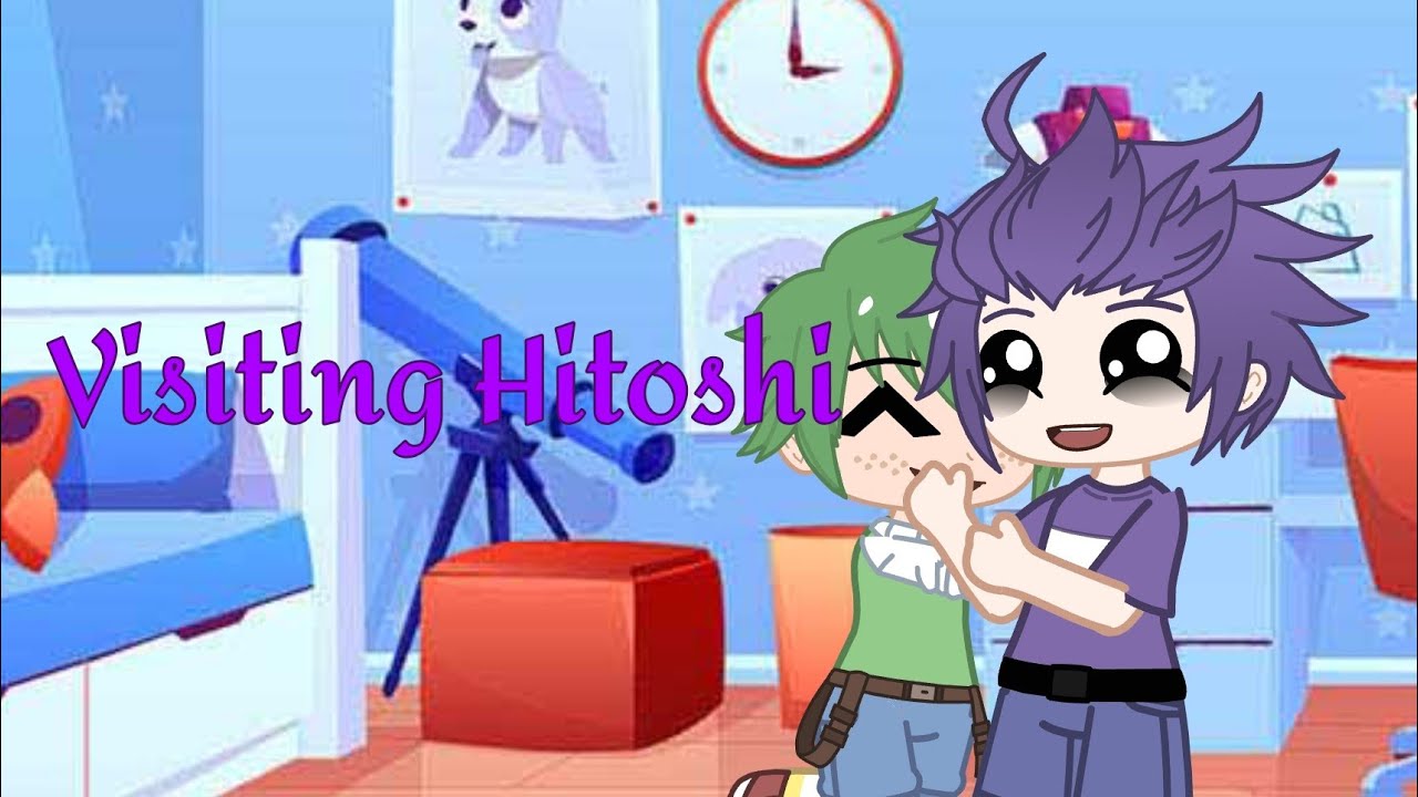 Visiting Hitoshi |💜 Little Shinsou and little deku💚| Gacha Club - YouTube