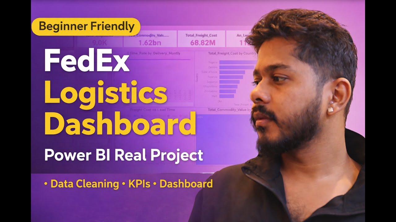 FedEx Logistics Performance Analysis Dashboard in Power BI | End-to-End ...