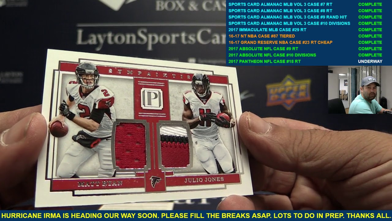 2017 Panini Pantheon Football 5 Box Case Break #18 - YouTube