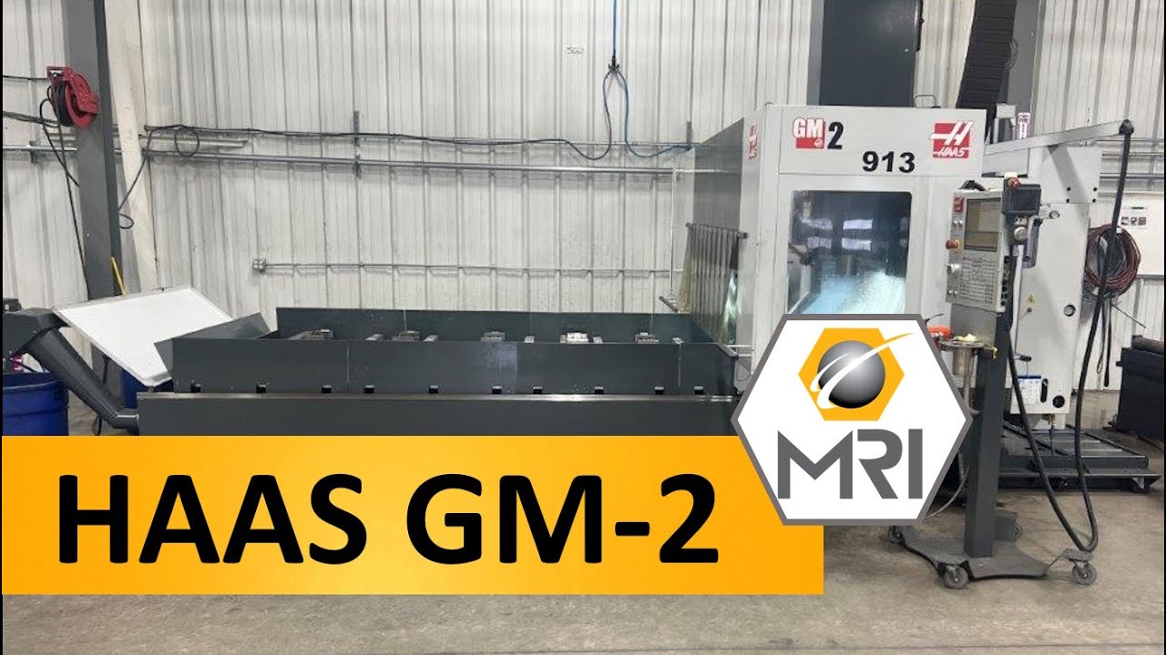 2022 HAAS GM-2 GANTRY MACHINING CENTER - YouTube