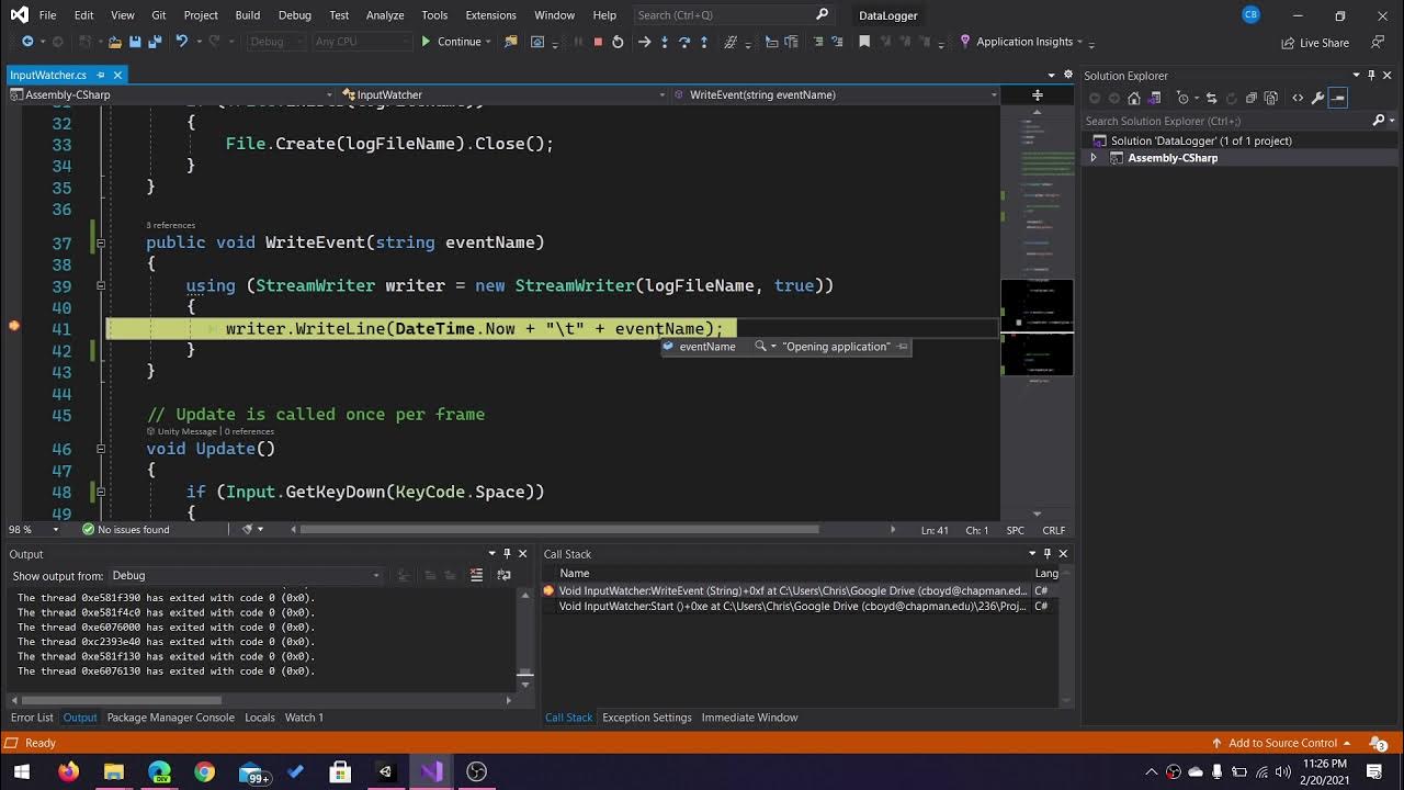 Learning Unity - Debugging Unity with Visual Studio - YouTube