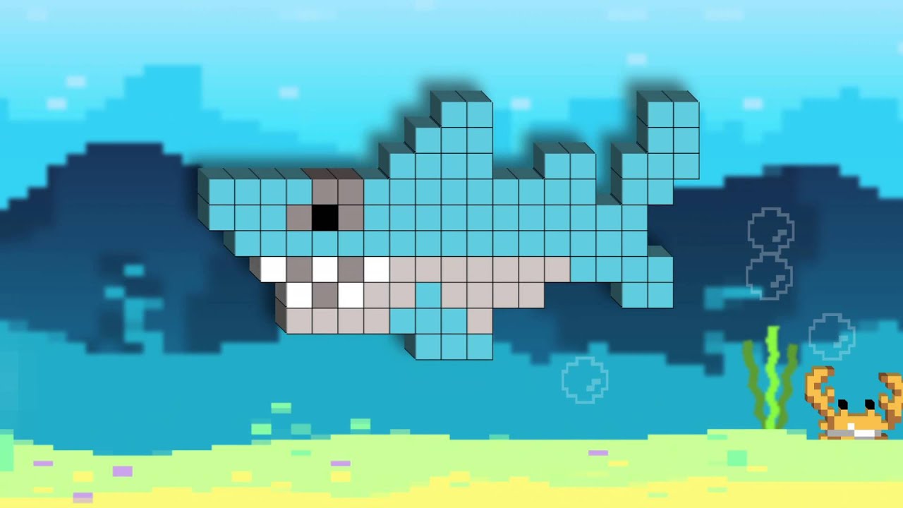 Qixel Webisode Cartoon 3 - Craft a Qixels Underwater World - YouTube