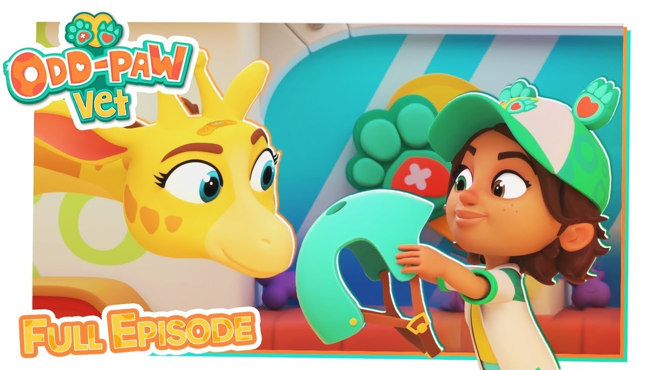 Kangaraffe Needs a Helmet 🐾⛑ Odd-Paw Vet 🦒🦘️ Family Kids Animal ...