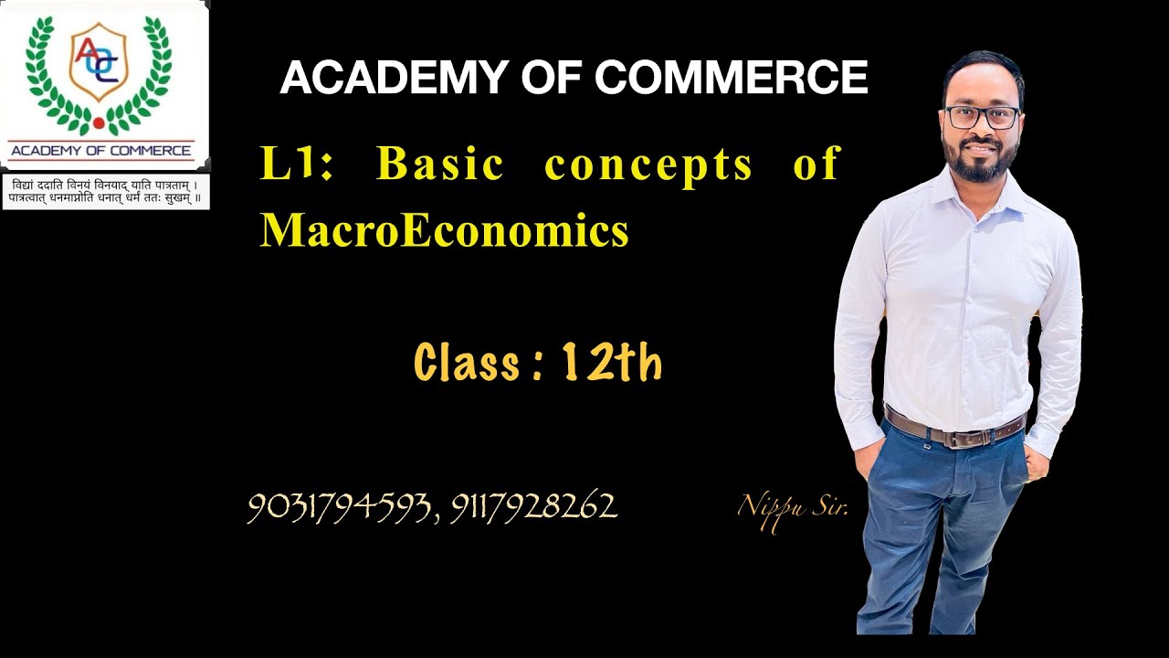 L1: Basic concepts of macroeconomics - YouTube