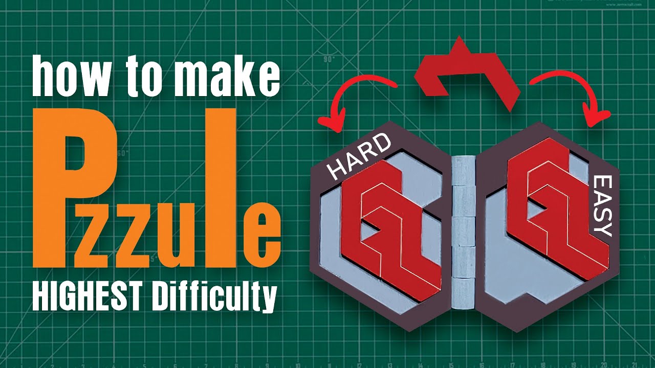 DIY DEVIL PUZZLE | The HIGHEST difficulty | how to make Pzzule - YouTube