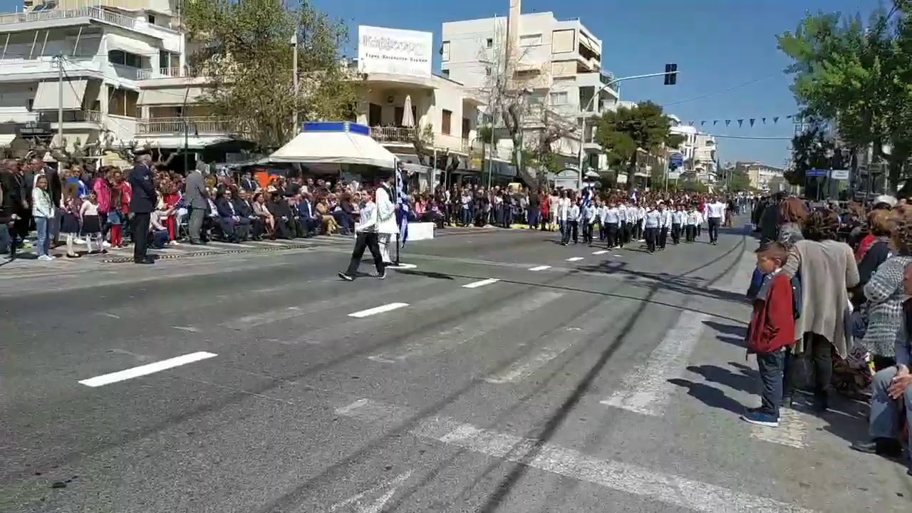 ΠΑΡΕΛΑΣΗ 25ης ΜΑΡΤΙΟΥ ΑΛΙΜΟΥ 2019 - YouTube
