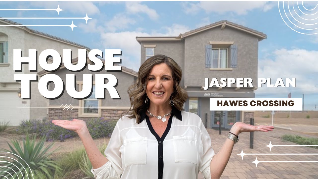 Jasper Floor Plan Tour | New Home in Hawes Crossing, Mesa AZ - YouTube