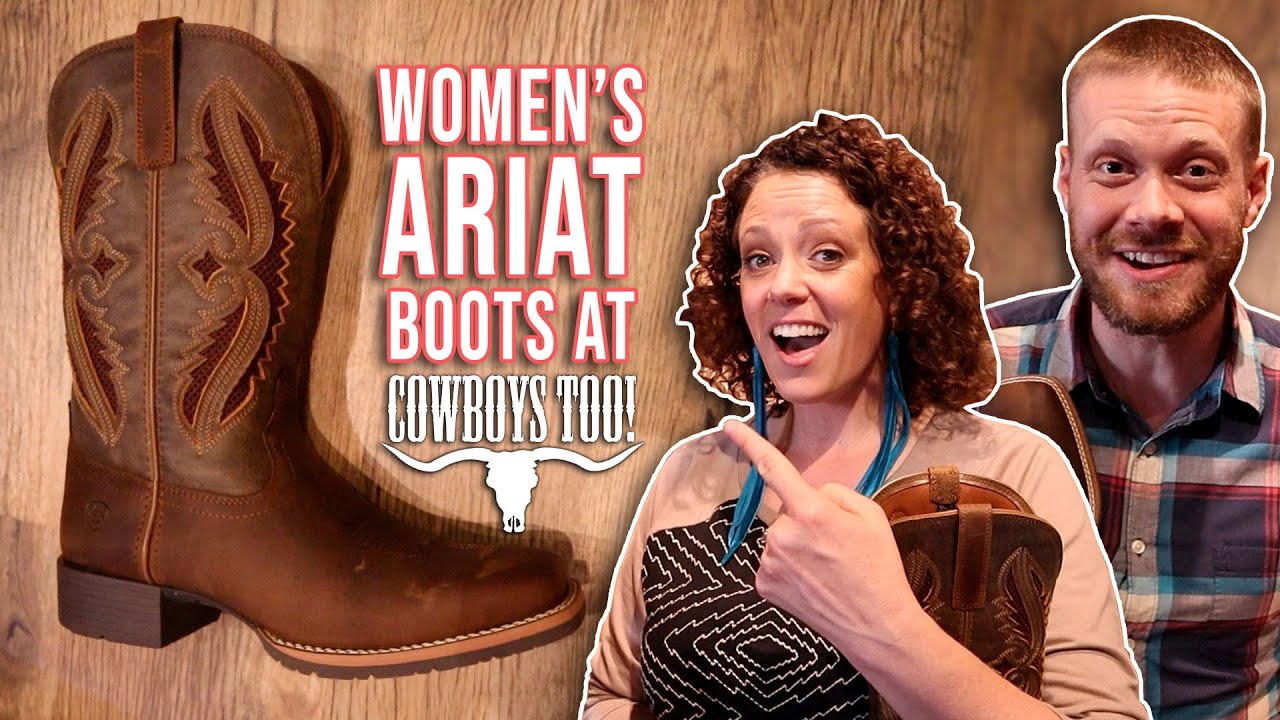 VentTEK Women's Ariat Boots are READY FOR ANYTHING | (feat) Cowboys Too ...
