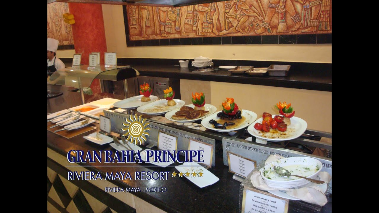 Grand Bahia Principe Tulum Riviera Maya. Buffet - YouTube