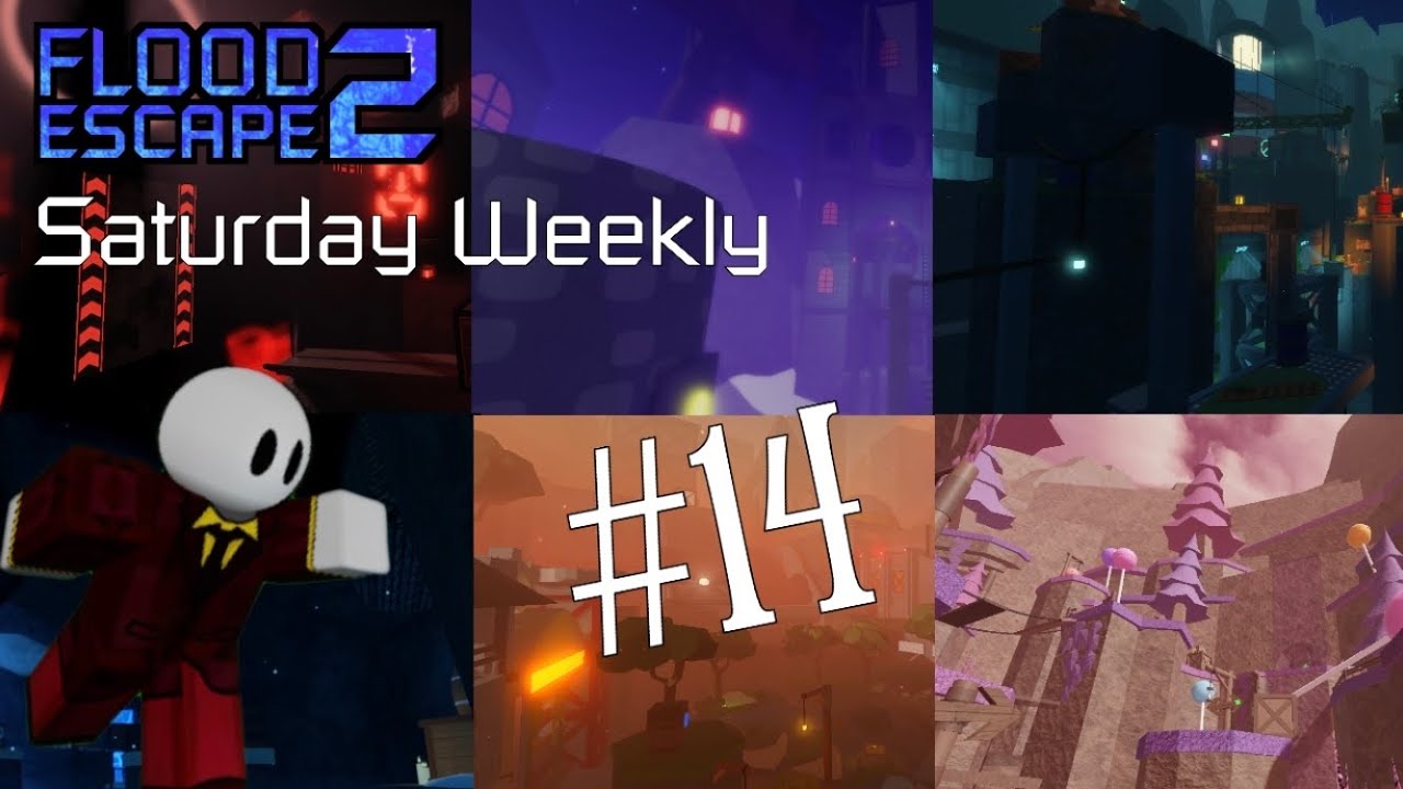 FE2 Saturday Weekly #14 | Flood Escape 2 Map Compilation - YouTube