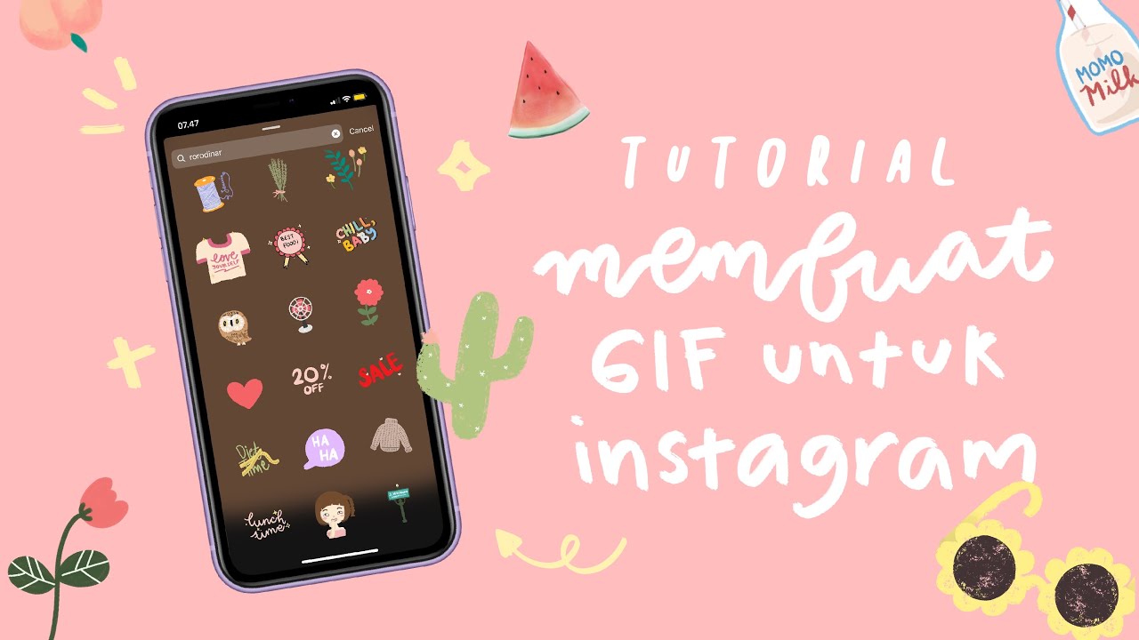 Tutorial Membuat GIF sederhana untuk Instagram story dengan Procreate ...