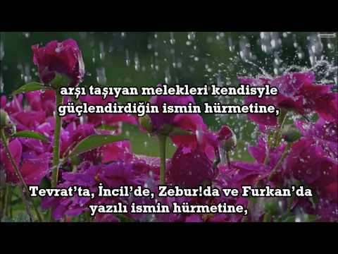 kenzul arş duası-Türkçe anlamıyla
